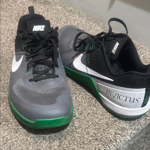 Nike | Shoes | Nike Gray And Green Invictus Sneakers | Poshmark